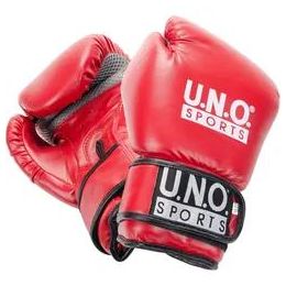 Boxhandschuhe U.N.O. Sports "Fun" Gr. 4, rot, Boxhandschuhe, Damen, 4 14, Obermaterial: 90% Kunstleder, 10% sonstige Fasern, f&uuml;r leichtes Heimtraining
