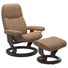 Relaxsessel stressless "Consul", braun (latte batick), B:85cm H:100cm T:77cm, Leder BATICK: BATICK ist ein leicht korrigiertes, durchgef&auml;rbtes und genarbtes M&ouml;belleder, bei dem die meisten Unebenheiten und Spuren in der Regel entfernt wurden.;Leder PALOMA: PALOMA ist ein durchgef&auml;rbtes Semianilin-M&ouml;belleder mit nat&uuml;rlicher Narbung.;ROHLEDER Stoff Q2 FARON: Ein fester zuverl&auml;ssiger Boucl&eacute; mit einem