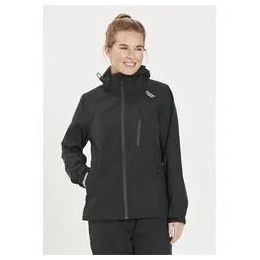 Outdoorjacke WEATHER REPORT "CAMELIA W-PRO15000", Damen, Gr. 40, schwarz, 94% Polyester, 6% Elasthan, bedruckt, mehrfarbig, normal, ohne Ausschnitt, Jacken Outdoorjacke, mit wasserdichter Beschichtung