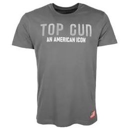 T-Shirt Top Gun "TG20212009", Damen, Gr. 56XXL, grau (anthrazit), Obermaterial: 100% Baumwolle, Shirts T-Shirt
