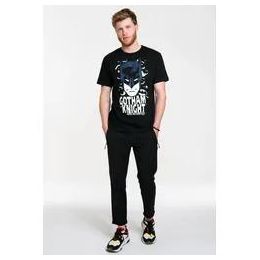 T-Shirt logoshirt "Batman - Gotham Knight", Herren, Gr. XS, schwarz, 100% Baumwolle, bedruckt, normal, Rundhals, Shirts T-Shirt, mit coolem Frontprint