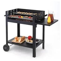 Holzkohlegrill Tepro "Grillwagen Lambada", schwarz, B:109cm H:90cm T:59cm, Grills, BxTxH: 109x59x90 cm