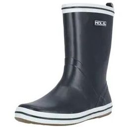 Gummistiefel MOLS "Markets", Herren, Gr. 41, blau (dunkelblau, wei&szlig;), Gummi, Schuhe Gummistiefel, mit praktischer Lasche