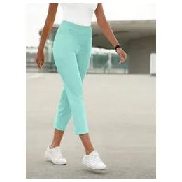 7/8-Jeans Inspirationen, Damen, Gr. 38, Normalgr&ouml;&szlig;en, gr&uuml;n (mint), 56% Baumwolle, 31% Modal, 10% Polyester, 3% Elasthan, unifarben, 7/8-L&auml;nge, Jeans