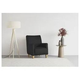 Sit & More Sessel SIT & MORE "Bosse", grau (anthrazit), B:74cm H:93cm T:81cm, Sessel, Sessel, mit Federkern