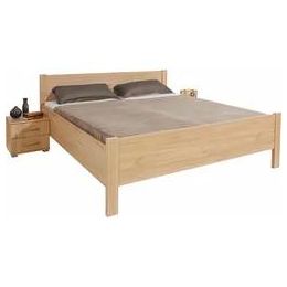 Bett Priess "Husum Schlafzimmer Jugendzimmer Rahmenbett", braun (livornobuchefarben), B:190cm H:85cm L:208cm, Betten, Jugendbett Bettgestell, mit Komforth&ouml;he verschiedene Ausf&uuml;hrungen hochwertige Premium Qualit&auml;t