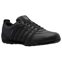 Sneaker K-Swiss "Arvee 1.5", Herren, Gr. 43, schwarz, Leder, unifarben, unifarben mit Farbeinsatz, Schuhe Sneaker