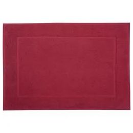 Badematte Framsohn FROTTIER "Uni Basic Hotelmatte" Gr. 4, rot (bordeaux), H:11mm, Baumwolle, Badematten, Badematte, gro&szlig;e Farbpalette, Hergestellt in &Ouml;sterreich, Badezimmerteppich