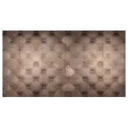 Fototapete ARCHITECTS PAPER "Atelier 47 Cushion Artwork 1", braun (hellbraun, dunkelbraun), B:5m L:2,7m, Vlies, Tapeten, Vlies, Wand, Schr&auml;ge, Decke