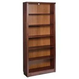 Regal Heine HOME, braun, B:80cm H:95cm T:30cm, Regale, B&uuml;cherregal Standregal