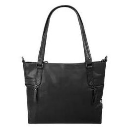 SPIKES & SPARROW Shopper SPIKES & SPARROW, Damen, Gr. B/H/T: 38cm x 27cm x 8cm onesize, schwarz, Leder, vintage, Taschen Shopper, echt Leder