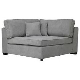 Sofa Home Affaire "Skara XXL", grau (hellgrau), B:130cm H:86cm T:130cm, 100% Polyester, Sofas, Sofa-Element, Eckelement zur individuellen Polstergarnitur-Gestaltung