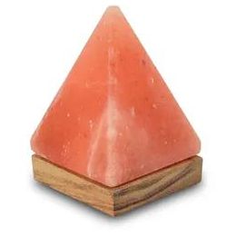 Himalaya Salt Dreams Salzkristall-Tischlampe "USB-Pyramide", orange, &Oslash; 7cm H: 11cm, 1 Stk., Leuchten, Handgefertigt aus Salzkristall - jeder Stein ein Unikat, H: ca.11 cm
