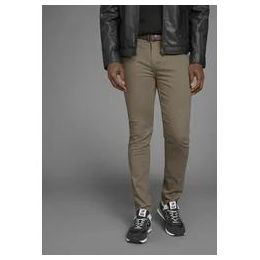 Chinohose Bruno Banani, Damen, Gr. 34, L&auml;nge 34, gr&uuml;n (khaki), Web, Obermaterial: 98% Baumwolle, 2% Elasthan, unifarben, regular fit lang, Hosen Chinohose, Topseller