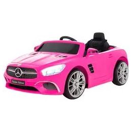Elektro-Kinderauto Jamara "Ride-on Mercedes-Benz SL 400", pink, Elektro-Kinderfahrzeuge, KinderB:64cm H:46cm T:108cm, Kunststoff, B:64cm H:46cm T:108cm