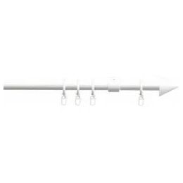Gardinenstange Liedeco "Kegel" Gr. 4, wei&szlig;, L:240cm &Oslash;:20mm, Metall, Gardinenstangen