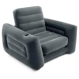 Luftsessel Intex "Pull Out Chair", grau, Luftbetten, B/H/L: 117cm x 66cm x 224cm, Vinyl, B:117cm H:66cm L:224cm