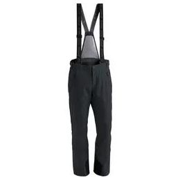 Skihose Maier Sports "Anton 2", Herren, Gr. 114, Langgr&ouml;&szlig;en, schwarz, 100% Polyester, Hosen Skihose, Herren Schneehose mit Hosentr&auml;gern, wind/wasserdicht, Regular Fit