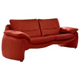 2-Sitzer Places of Style "Luna", rot, B:185cm H:80cm T:88cm, Sofas, in einzigartiger Optik