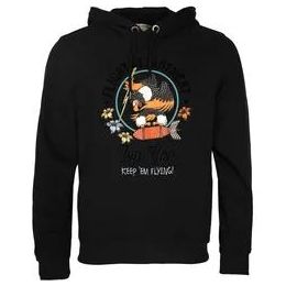 Kapuzenpullover Top Gun "TG22027", Herren, Gr. 50M, schwarz, 85% Baumwolle; 15% Polyester, Pullover Sweatshirt Hoodie