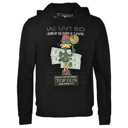 Kapuzenpullover Top Gun "TG22024", Herren, Gr. 54XL, schwarz, 85% Baumwolle; 15% Polyester, Pullover Sweatshirt Hoodie