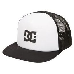 Trucker Cap DC Shoes "Gas Station", Jungen, schwarz-wei&szlig; (wei&szlig;, schwarz), Kunstfaser, Caps