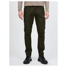 Lederhose JCC "Phill", Herren, Gr. 50, Normalgr&ouml;&szlig;en, gr&uuml;n (olive), Obermaterial: 100% B&uuml;ffelleder; Futter: 100% Polyester, Hosen