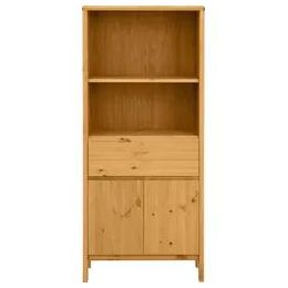 Midischrank OTTO products "Jorrick", beige (natur), B:60cm H:137,5cm T:34,2cm, Massivholz, Schr&auml;nke, Midischrank, Breite 60 cm, Massivholz Kiefer mit Bio &Ouml;l/Wachs behandelt
