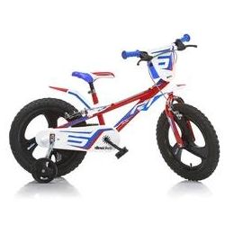 Kinderfahrrad DINO BIKES "16" Pro Cross Kinderfahrrad Jungen stabiler Stahl-Rahmen St&uuml;tzr&auml;der" Gr. 30, rot, Fahrr&auml;der, Kinder, 30cm, 16 Zoll (40,64cm), mit St&uuml;tzr&auml;dern, Frontschild und coolen Schutzblechen