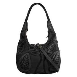 Shopper Samantha Look, Damen, Gr. B/H/T: 41cm x 31cm x 4cm onesize, schwarz, Leder, unifarben, Taschen Shopper, echt Leder, Made in Italy