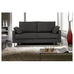 Schlafsofa Bali "FLEXA, Sitzen / Relaxen / Schlafen", grau (grau, schwarz), B:166cm H:90cm T:95cm, Sofas, Schlafsofa, &ndash; Schlafsofa &bdquo;Made in Germany&ldquo;