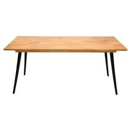 SIT-M&Ouml;BEL Esstisch SIT "T-SOHO TABLE SMALL", beige (natur, schwarz, natur), B:140cm H:77cm T:80cm, Tische, Esstisch, mit schweizer Kante