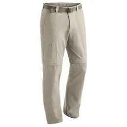 Outdoorhose Maier Sports "Tajo", Herren, Gr. 29, Kurzgr&ouml;&szlig;en, beige, 90% Polyamid, 10% Elasthan, Hosen Outdoorhose, Herren Zip-Off Wanderhose, atmungsaktive Trekkinghose, Regular Fit