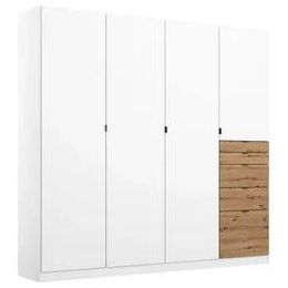 Schrank-Set Rauch "Kleiderschrank Schrank Garderobe W&auml;scheschrank Ankleide ONTARIO", wei&szlig; (alpinwei&szlig;, eiche artisan), B:298cm H:197cm T:195cm, Holzwerkstoff, Kastenm&ouml;bel-Sets, mit 5 Schubladen in unterschiedlichen Gr&ouml;&szlig;en MADE IN GERMANY