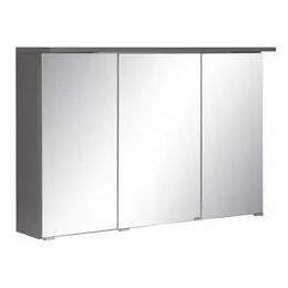 Spiegelschrank Welltime "Ravenna", grau (graphit), B:90cm H:68cm T:20cm, Holzwerkstoff, Schr&auml;nke, Spiegelschrank, Breite 90 cm
