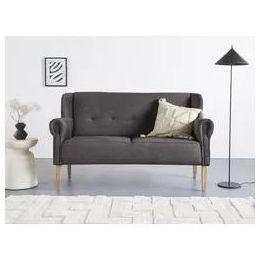 K&uuml;chensofa Home Affaire "Moro", schwarz (asche), B:174cm H:99cm T:73cm, Sofas, in verschiedenen Stoffe und Farben
