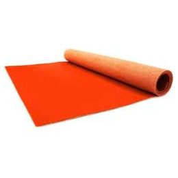 L&auml;ufer "PODIUM", orange, B:100cm H:2,6mm L:2.500cm, Polypropylen (PP), PRIMAFLOR-IDEEN IN TEXTIL, Teppiche, L&auml;ufer, Breite 100 cm, robuster Nadelfilz, Uni-Farben