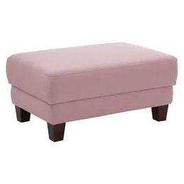 Hocker Home Affaire "Trondheim", rosa (altrosa), B:101cm H:48cm T:66cm, Struktur fein (100% Polyester);Flachgewebe (100% Polyester);Luxus-Microfaser (90% Polyester, 10% Polyamid), Hocker, Polsterhocker, mit Stauraum, Federkern