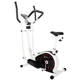 Crosstrainer Christopeit Sport "CT 4", rot (wei&szlig;, schwarz, rot), CrosstrainerB:66cm H:152cm L:114cm, 100 kg max. Benutzergewicht, 8 Widerstandsstufen, B:66cm H:152cm L:114cm