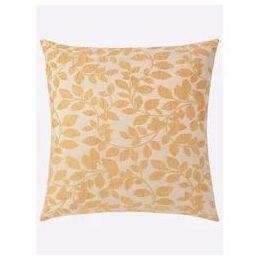 WITT Kissenh&uuml;lle Gr. 3, braun (honig), B:40cm L:60cm, Kunstfaser, 57% Polyester, 43% Polyacryl, Kissenbez&uuml;ge, Kissenh&uuml;lle