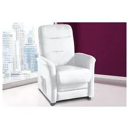 Sit & More TV-Sessel SIT & MORE "Charlie", wei&szlig;, B:76cm H:103cm T:91cm, Altara Nubuck, die Luxus-Microfaser aus 100% Polyester;Luxus-Kunstleder;novalife- die ganz besondere Luxus-Microfaser (aus 54% Acryl, 25% Polyamid, 14% Polyester, 7% Baumwolle);Naturleder (echtes Rindsleder), Sessel, wahlweise mit Motor und Aufstehhilfe