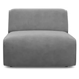 Sessel OTTO HOME "Merid Sofa-Mittel-Element, Breite: 84 cm", grau (hellgrau), B:84cm H:70cm T:97cm, Struktur fein (100% Polyester);Samtoptik (100% Polyester);Samtcord (92% Polyester, 8% Polyamid), Sessel, Sessel, als Modul oder separat verwendbar, f&uuml;r individuelle Zusammenstellung