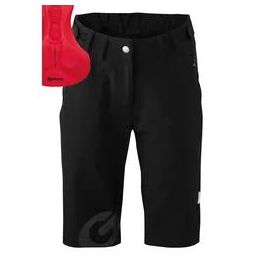 Fahrradhose Gonso "Sitivo Shorts W", Damen, Gr. 44, Normalgr&ouml;&szlig;en, rot, 86% Polyamid, 14% Elastan, Hosen Fahrradhose, Bikeshorts mit innovativem Sitzpolsterkonzept
