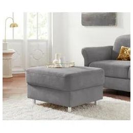 Sit & More Stauraumhocker SIT & MORE "Darwin", grau, B:64cm H:46cm T:76cm, Hocker, inklusive Federkern und Stauraum