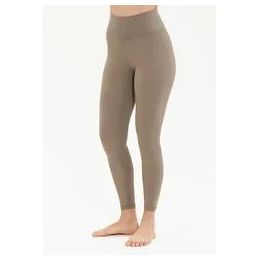 ENDURANCE ATHLECIA Trainingstights ATHLECIA "Gaby", Damen, Gr. 40, EURO-Gr&ouml;&szlig;en, beige (sand), 75% Nylon, 25% Elasthan, unifarben, Hosen, mit bequemem Dehnbund