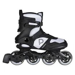 Inlineskates Playlife "Cloud Black/White 84" Gr. 43, schwarz-wei&szlig; (schwarz, wei&szlig;), Inlineskates_Rollschuhe, Kinder, 43 (bis 100 kg), Kunstfaser, Lederimitat