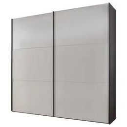 Schwebet&uuml;renschrank Wiemann "Korfu", grau, B:197,3cm H:236cm T:67cm, Schr&auml;nke, Schwebet&uuml;renschrank, hochwertige Beschl&auml;ge