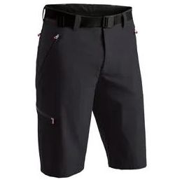 Bermudas Maier Sports "Nil Bermuda", Herren, Gr. 56, Normalgr&ouml;&szlig;en, schwarz, 90% Polyamid, 10% Elasthan, Hosen Bermudas, kurze Herren Wanderhose, moderne Outdoor-Bermuda, Trekkinghose