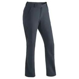 Funktionshose Maier Sports "Helga", Damen, Gr. 72, Langgr&ouml;&szlig;en, grau, 91% Polyester, 9% Elasthan, Hosen Funktionshose, warme Damen Outdoorhose, robuste Wanderhose, Regular Fit