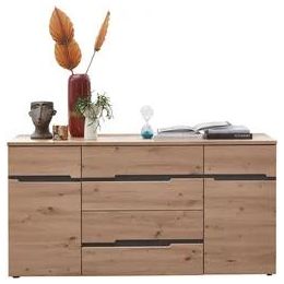 Sideboard Innostyle "MEMPHIS, TOPSELLER", braun (artisan eiche), B:165cm H:82cm T:44cm, Dekorfolie, Holzwerkstoff, MDF, Sideboards, Sideboard, leichte Montage, viel Stauraum